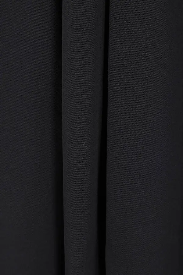 Comme Des Garçons Pleated Skirt With Drawstring Waist