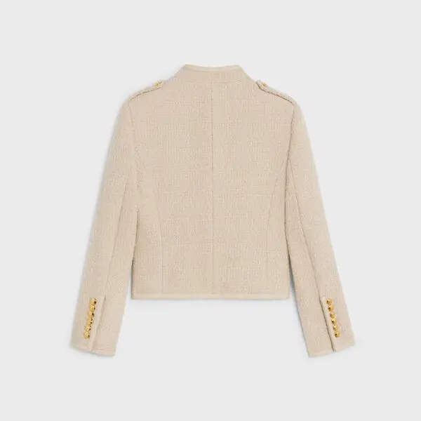 Celine Alluré Jacket In Bouclé Tweed