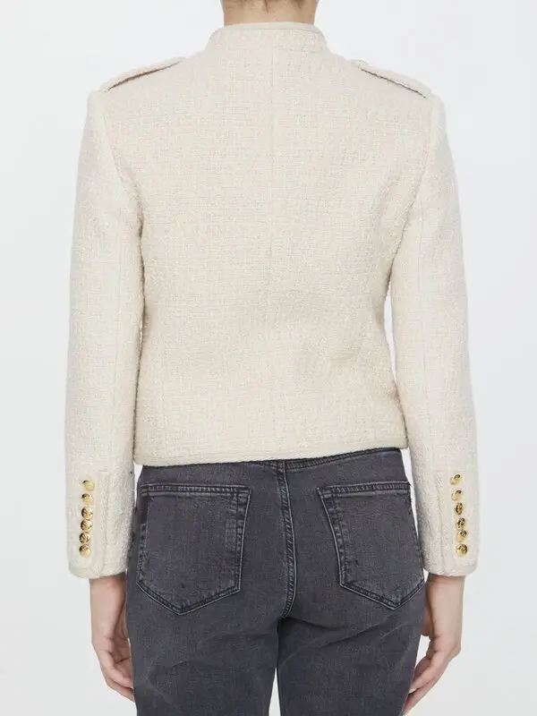 Celine Alluré Jacket In Bouclé Tweed