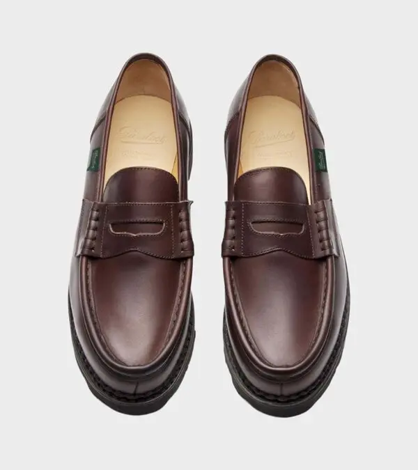 Paraboot Round-toe Loafers - Brown
