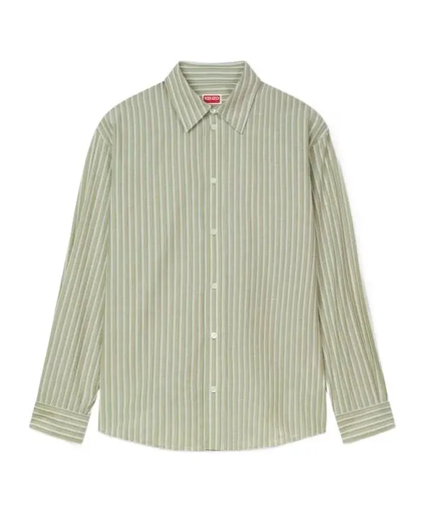 Kenzo Striped Shirt In Cotton
