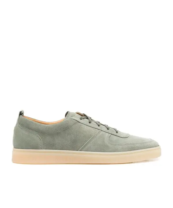 HENDERSON BARACCO Casual Round Toe Lace-up Suede Sneakers