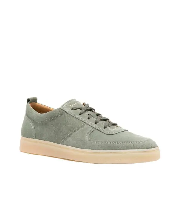 HENDERSON BARACCO Casual Round Toe Lace-up Suede Sneakers