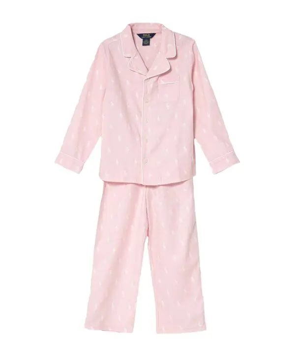 Polo Ralph Lauren Pull-down Pajamas And Pajamas, Two-piece - Pink