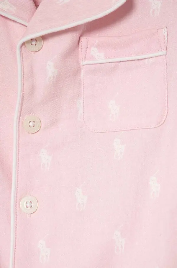 Polo Ralph Lauren Pull-down Pajamas And Pajamas, Two-piece - Pink