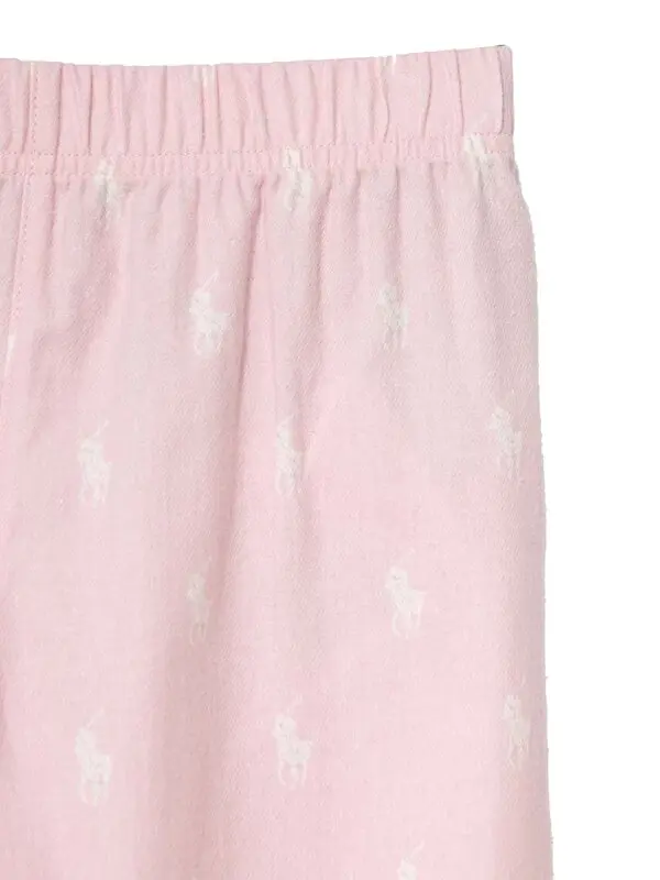 Polo Ralph Lauren Pull-down Pajamas And Pajamas, Two-piece - Pink