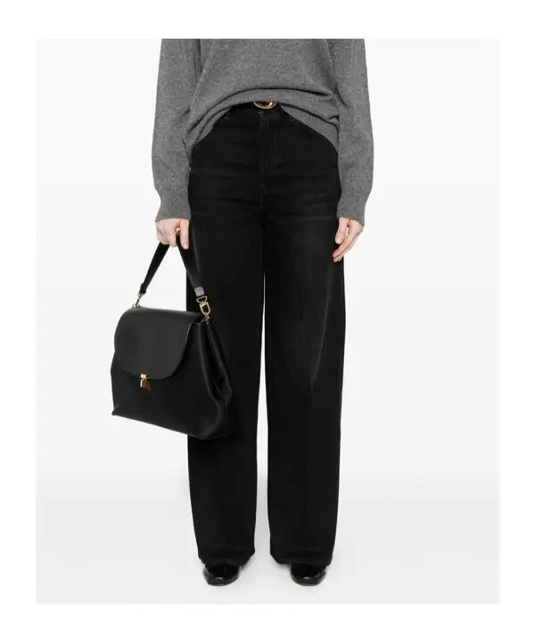 TOTEME Wide Leg Denim Jeans