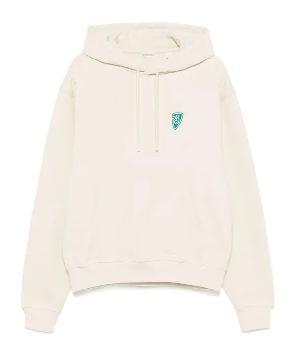 Burberry Logo Printed Drawstring Hoodie