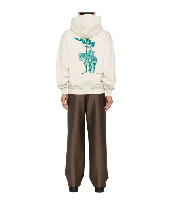 Burberry Logo Printed Drawstring Hoodie