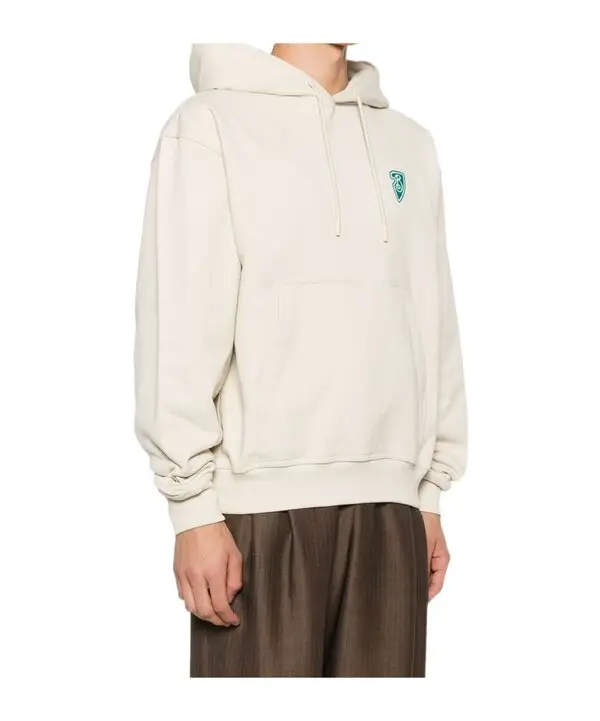 Burberry Logo Printed Drawstring Hoodie