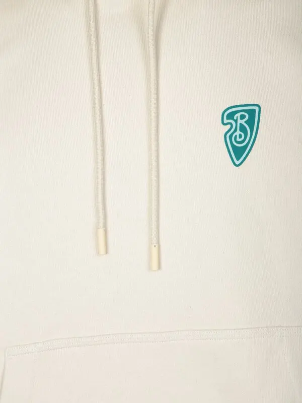 Burberry Logo Printed Drawstring Hoodie
