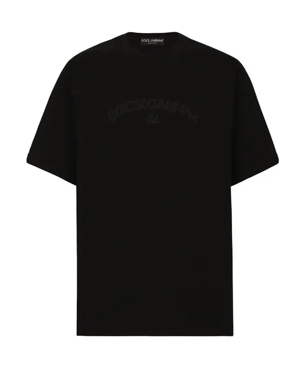 Dolce & Gabbana Dolce Gabbana Logo Printed Crewneck T-shirt