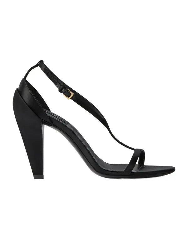 Givenchy Naked Heeled Sandals In Satin