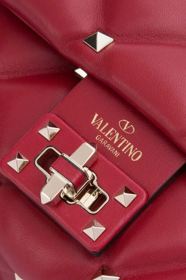 Valentino Garavani Ruby Rivet Shoulder Bag