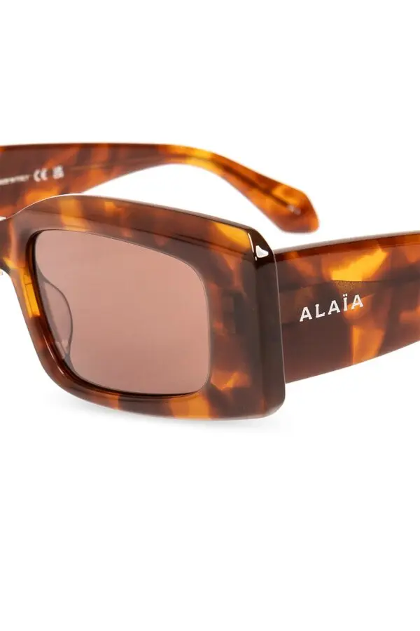 Alaïa Rectangle Frame Sunglasses - Multicolor
