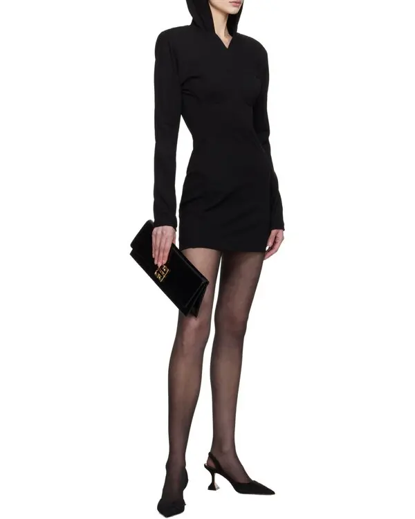 JEAN PAUL GAULTIER Long Sleeve Open Back Mini Dress