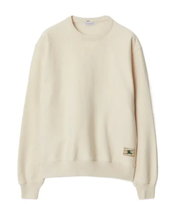 Burberry Ekd Cotton Sweatshirt - Nude