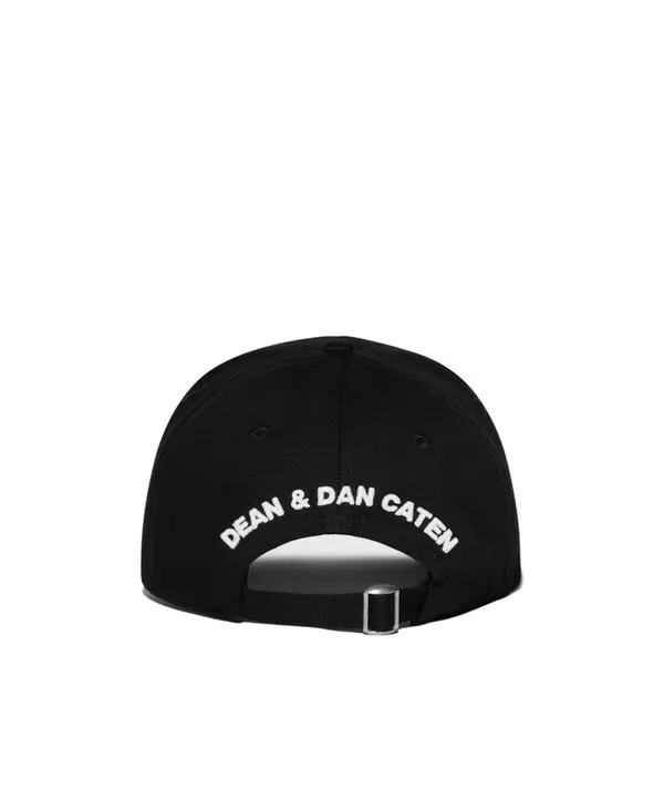Dsquared2 Logo Embroidered Baseball Cap - Black