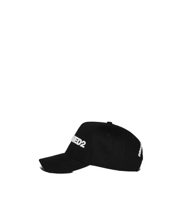 Dsquared2 Logo Embroidered Baseball Cap - Black