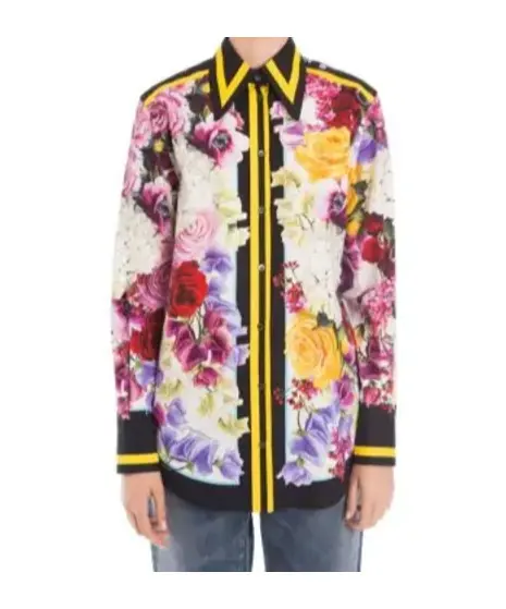 Dolce & Gabbana Floral Print Long Sleeve Shirt