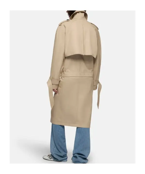 Attico Double-breasted Trench Coat