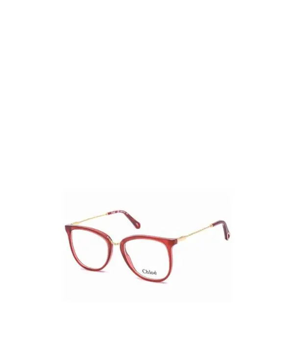 Chloé Gold Chain Red Eyeglasses