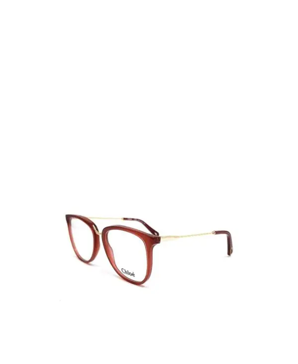 Chloé Gold Chain Red Eyeglasses