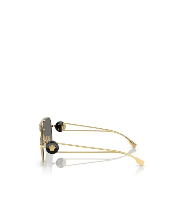 Versace Medusa Pilot-frame Sunglasses - Gray