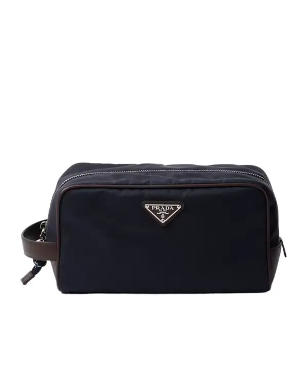 Prada Speedrock Re-nylon Pouch - Blue