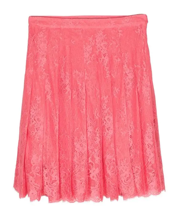 Ermanno Scervino Lace Pleated Skirt
