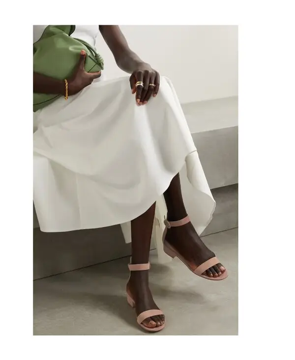 GIANVITO ROSSI Portofino Suede Sandals