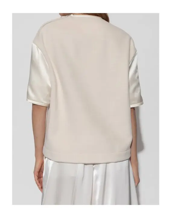 JIL SANDER Short Sleeve Crewneck Top