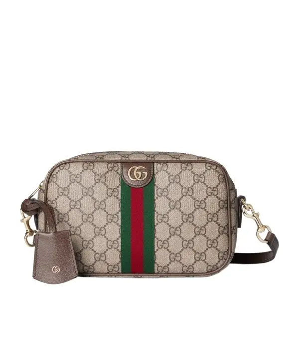 Gucci Ophidia Small Camera Bag - Beige/dark Brown