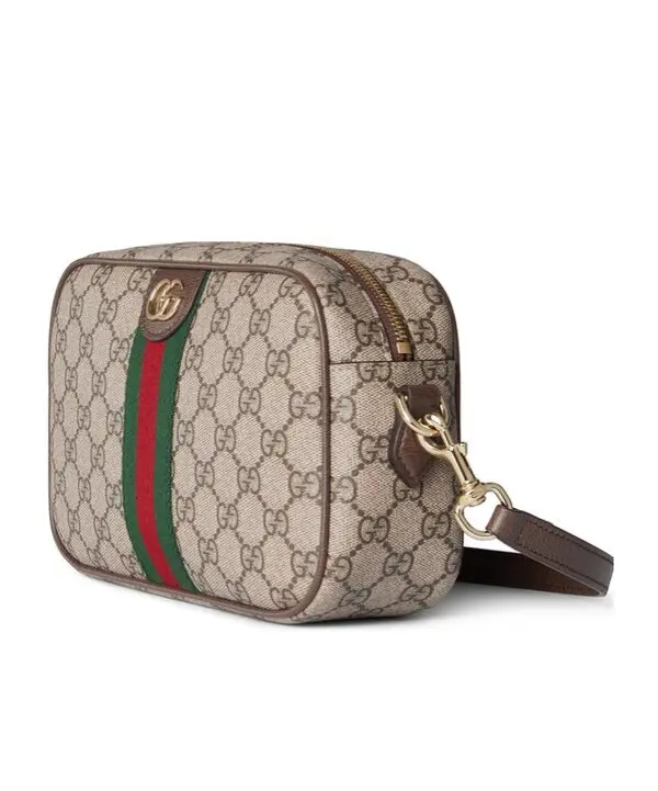 Gucci Ophidia Small Camera Bag - Beige/dark Brown