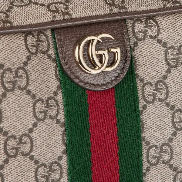 Gucci Ophidia Small Camera Bag - Beige/dark Brown