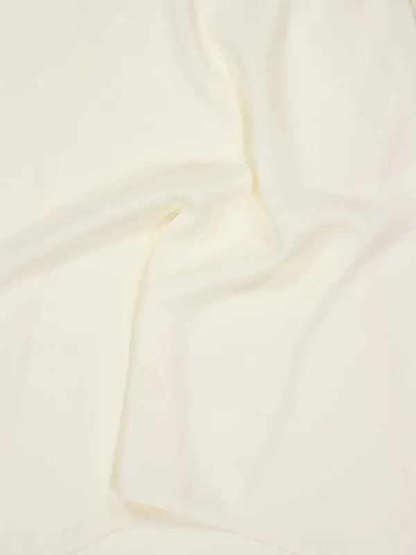 Stella McCartney V-neck Midi Satin Dress - White