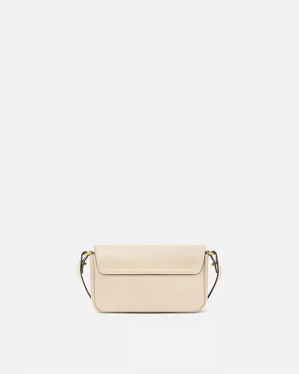 Versace Tag Foldover Top Mini Shoulder Bag