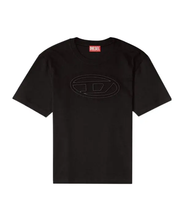 DIESEL® T-adjust-bigoval Embossed Oval D T-shirt