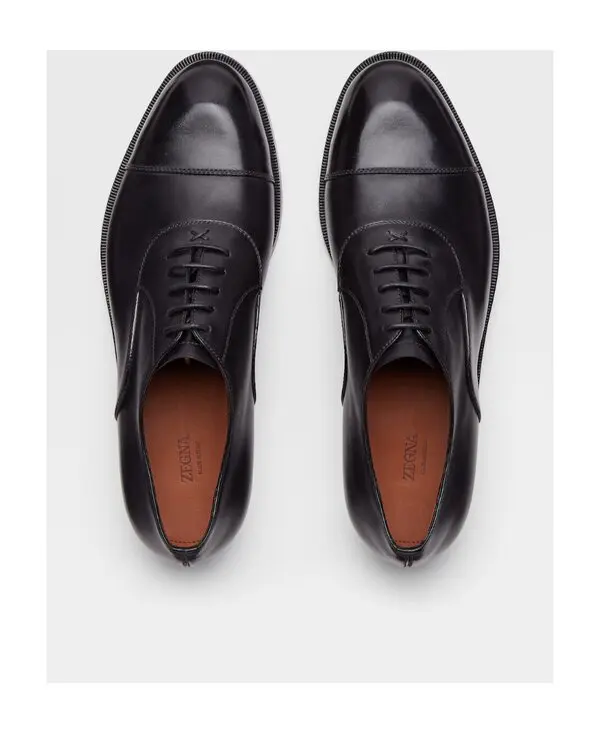 Zegna Torino Oxford Cap Toe Lace-up Shoes