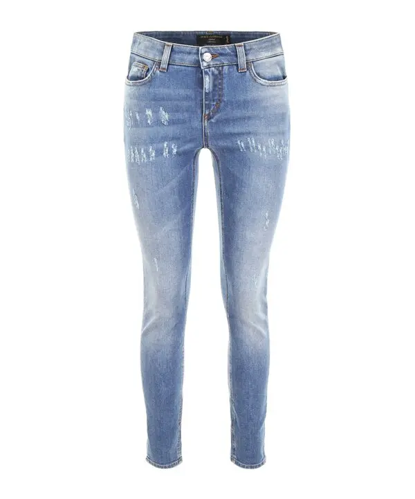 Dolce & Gabbana Faded Skinny Jeans - Blue
