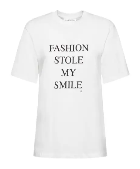 Victoria Beckham Logo Short-sleeved T-shirt - White