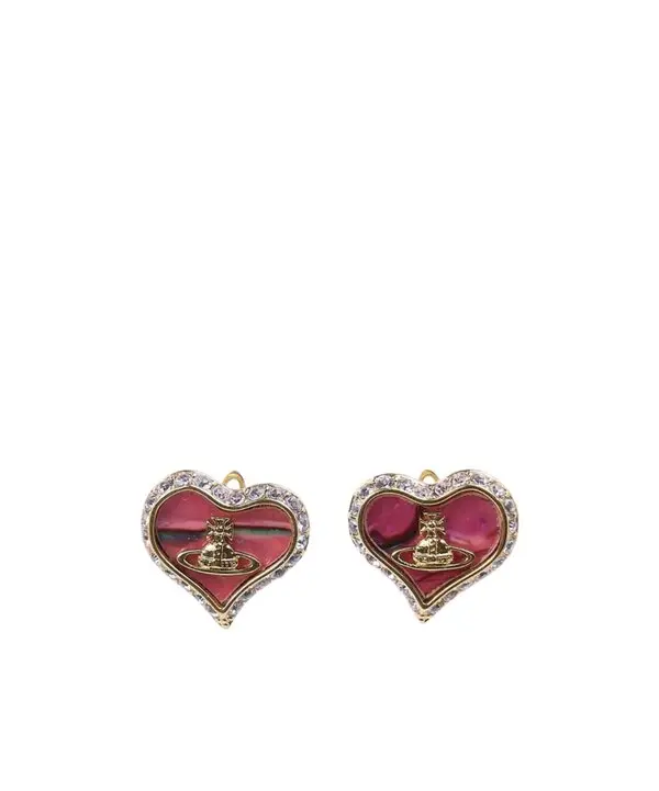 VIVIENNE WESTWOOD Heart-shaped Earrings - Multicolor