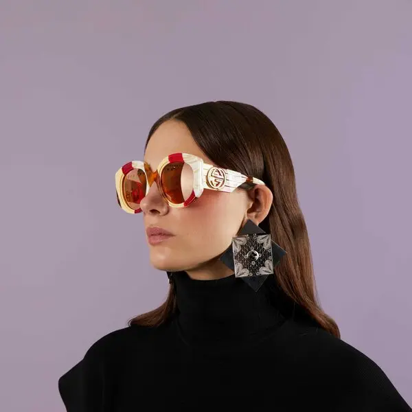 Gucci Oversized Frame Sunglasses
