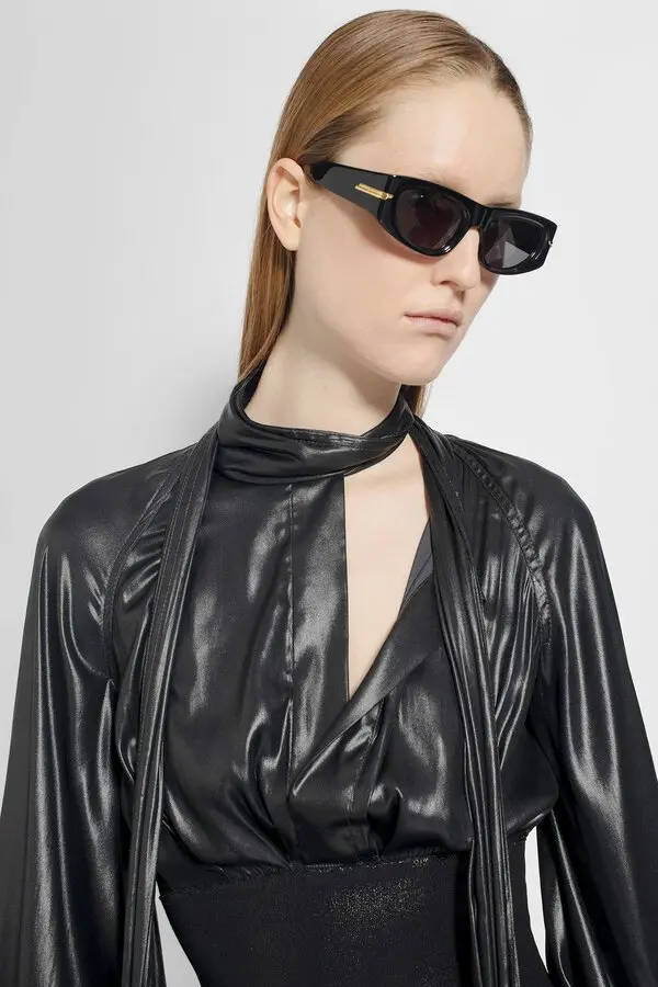 Bottega Veneta Rectangle Frame Sunglasses