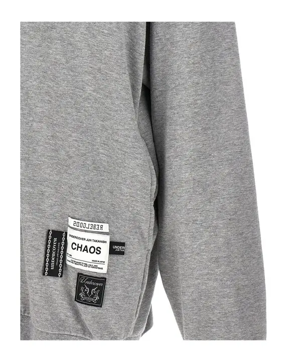 Undercover Logo Patch Crewneck Sweatshirt - Gray