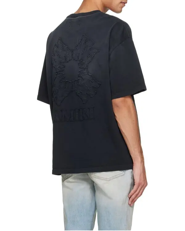 Amiri Ma Quad Short Sleeved Crewneck T-shirt - Black