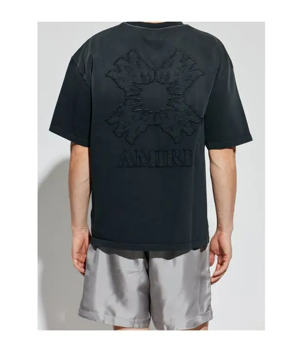 Amiri Ma Quad Short Sleeved Crewneck T-shirt - Black