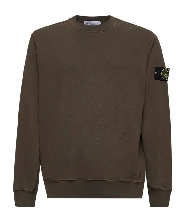 Stone Island Compass Badge Crewneck Sweatshirt