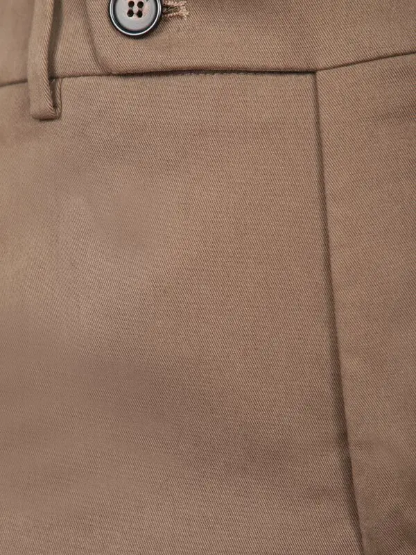 Incotex Slim Fit Mid-rise Tapered Pants - Beige