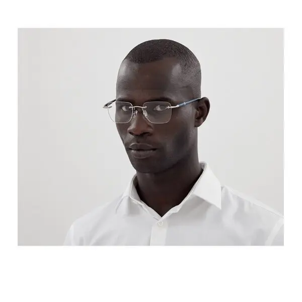 Montblanc Eyewear Rimless Rectangular Glasses